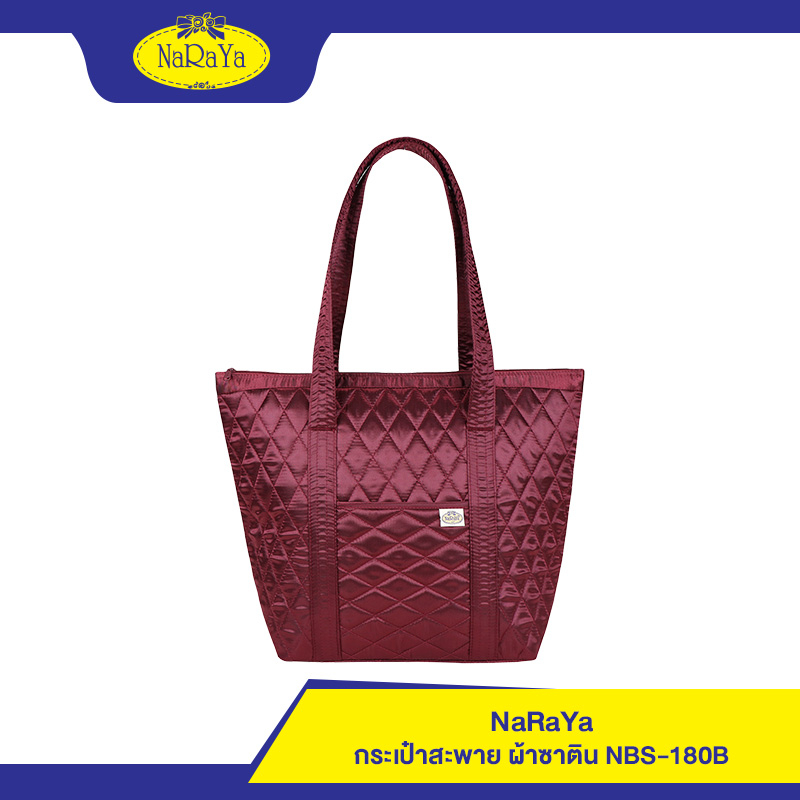 NaRaYa กระเป๋าสะพาย ผ้าซาติน NBS-180B NEW COLOUR - naraya_official_shop ...
