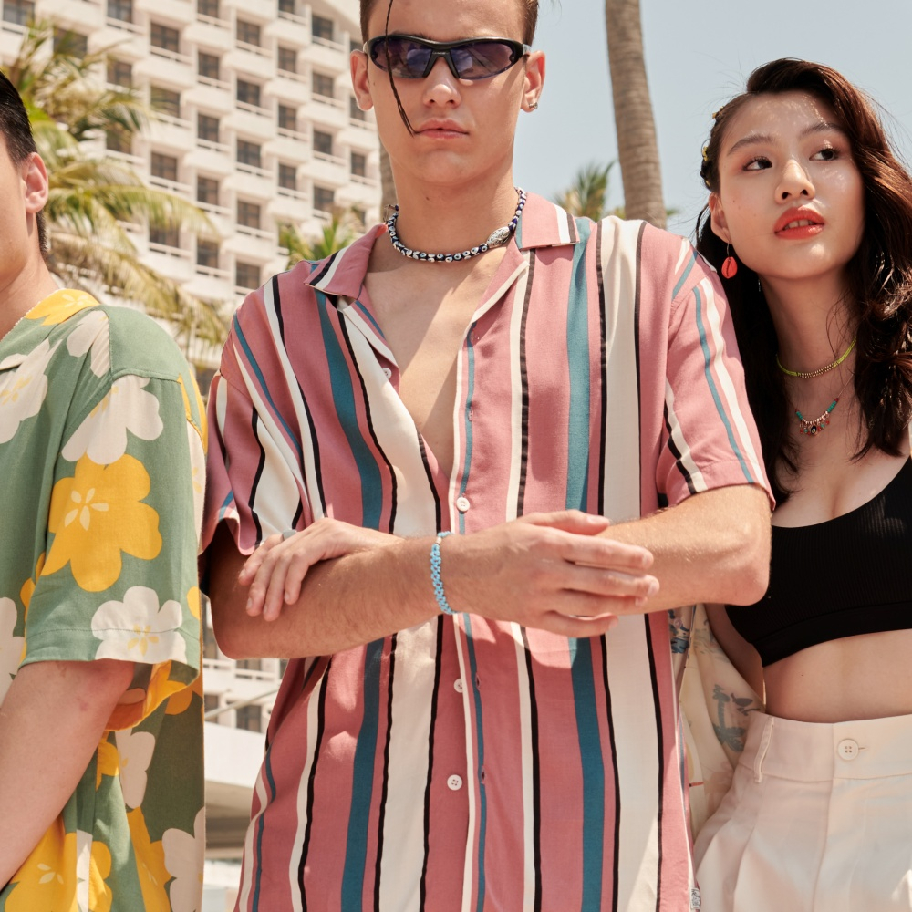 BODY GLOVE Mens CALIFORNIA DREAMIN Shirts เสื้อเชิ๊ต ลายทาง-15 ...