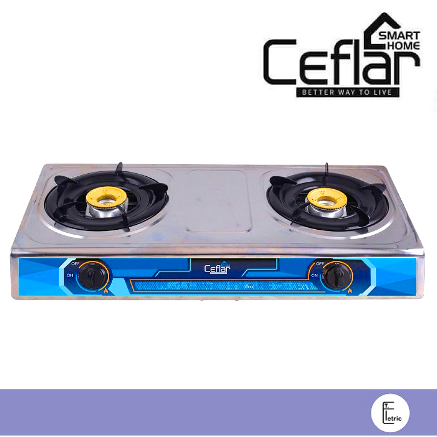 iplex / Ceflar เตาแก๊สสแตนเลสหัวคู่ เตาแก๊ส 2 หัว CSH-12 เตาแก๊สหัวคู่ หน้าสแตนเลส / CSH-13 หัว ...