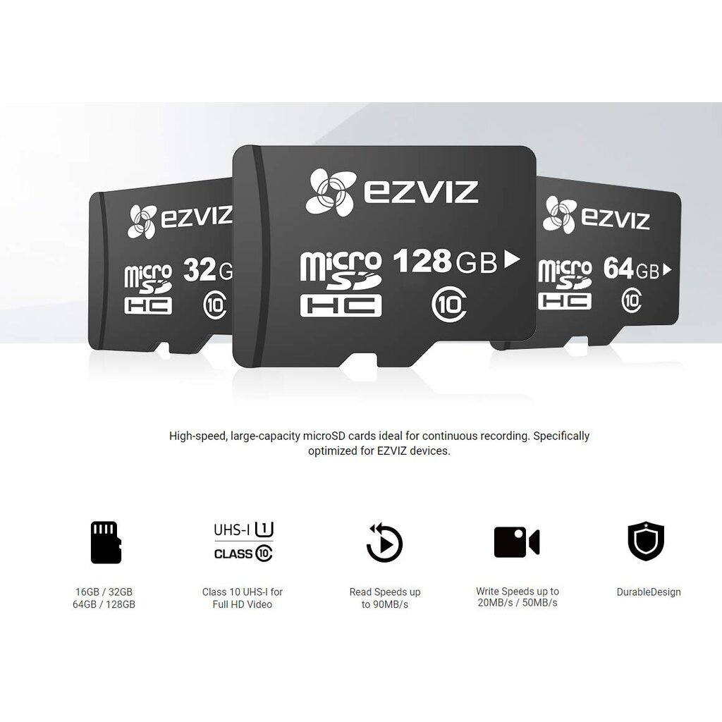 ของแท้ ⚡️เมมโมรี่การ์ด⚡️EZVIZ Memory card Micro SD 64GB For Ezviz (CS ...
