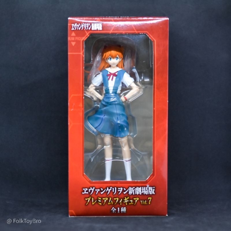 Sega Neon Genesis Evangelion Asuka Langley Soryu Premium Uniform Figure - folktoybro - ThaiPick