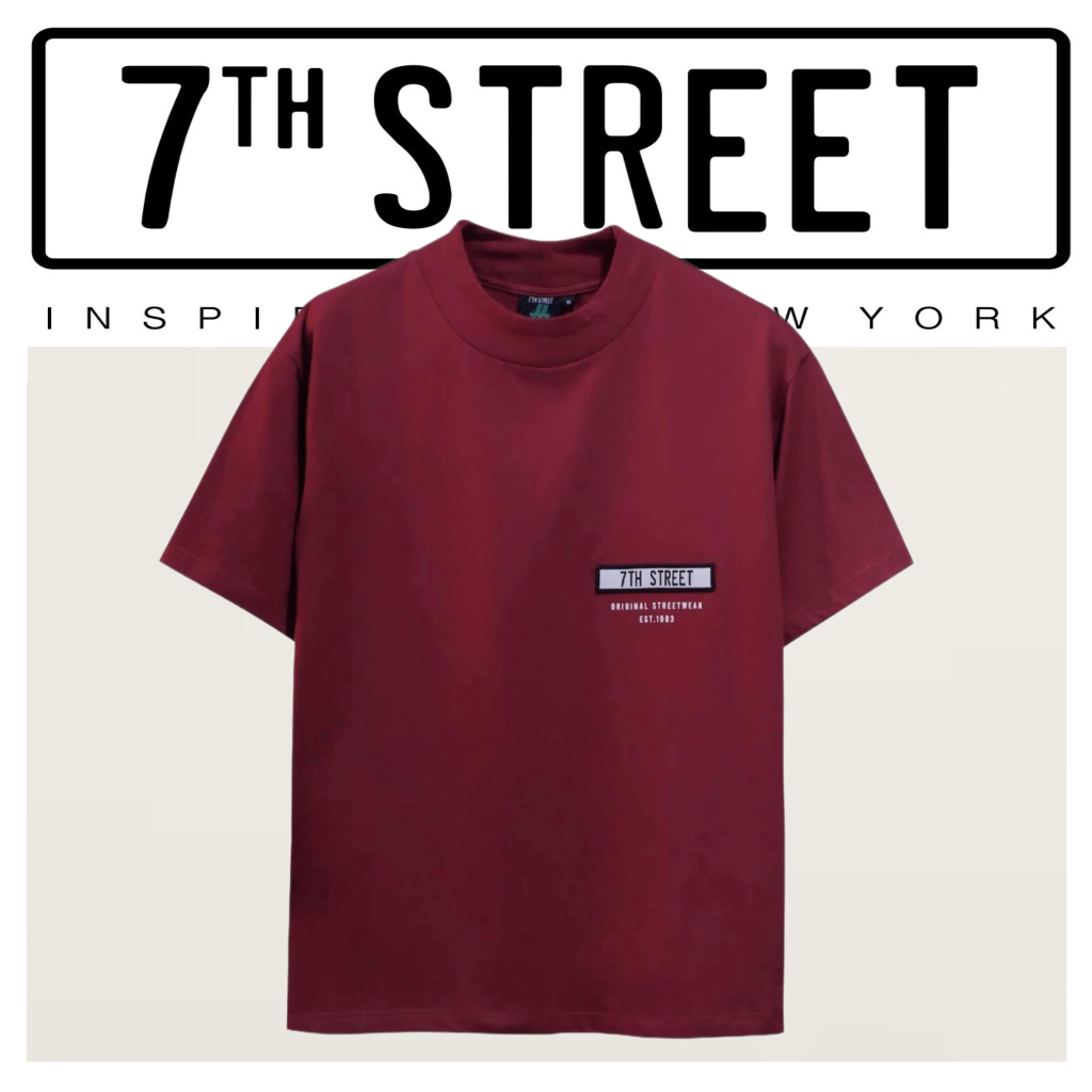 7th Street เสื้อยืดแบบโอเวอไซส์ (Oversize) รุ่น OD-SKM002 - 7th_street - ThaiPick