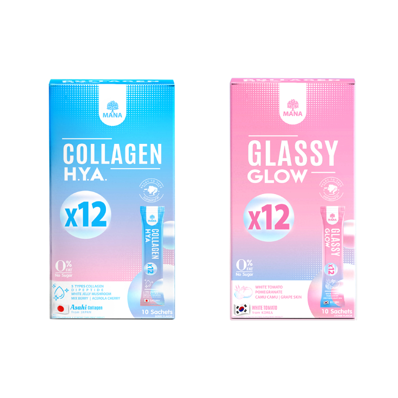 Mana Collagen HYA คอลลาเจนกรอกปาก อมใต้ลิ้น ไม่ต้องชง มานา ไฮยาคอลลาเจน 5Types-Collagen ...