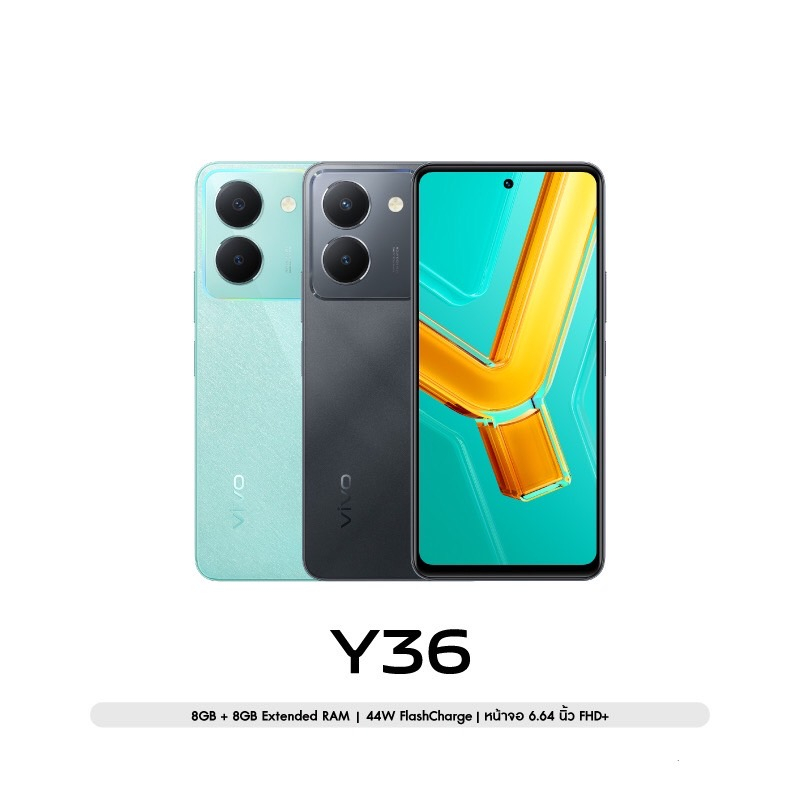 VIVO Y36 (RAM 8 GB ROM 256 GB) กล้องหลัก 50 MP แบต5000mAh ประกันศูนย์ไทย - colorfulmobile - ThaiPick