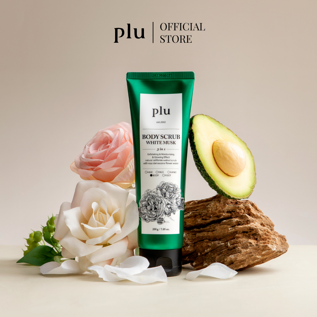 PLU BODY SCRUB 200G DOUBLE PACK - plu_official_store - ThaiPick