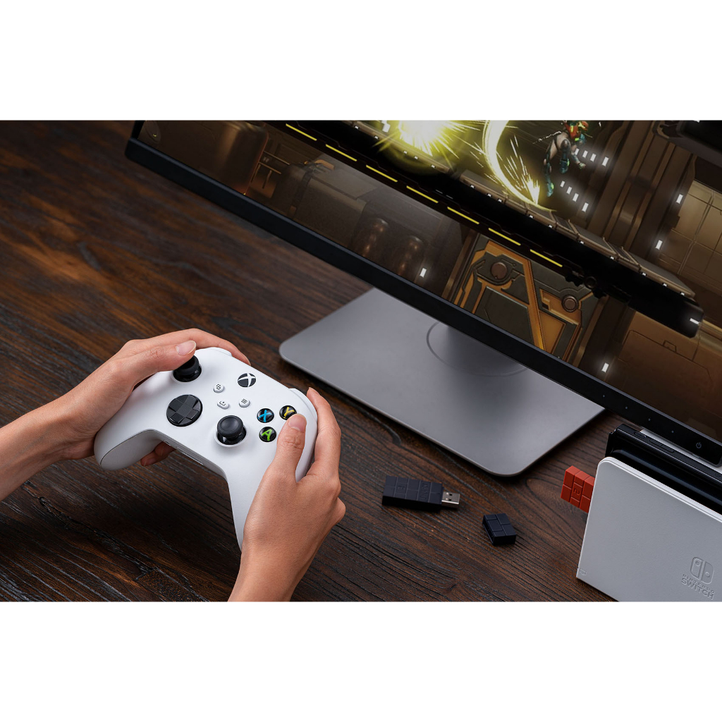 8BitDo v2 2023 Bluetooth Adapter ตัวรับสัญญาณไร้สาย for PS5 PS4 Xbox ...