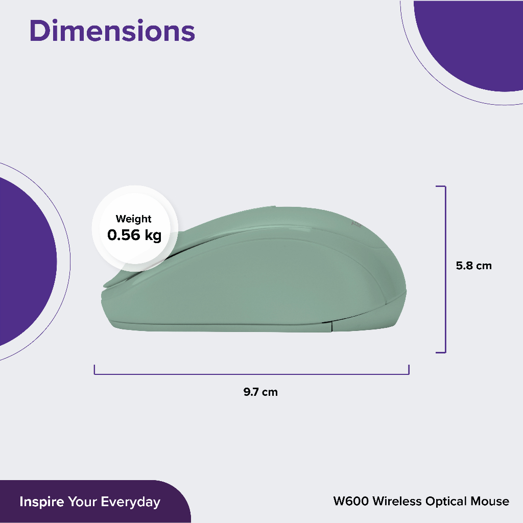 เมาส์ ไร้สาย Targus W600 Wireless Optical Mouse - targus_officialstore ...