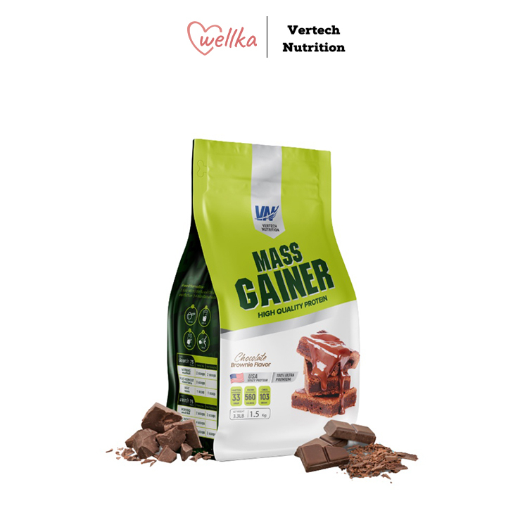 VERTECH NUTRITION เวย์โปรตีน เพิ่มน้ำหนัก Whey Protein Plus Mass Gainer ...