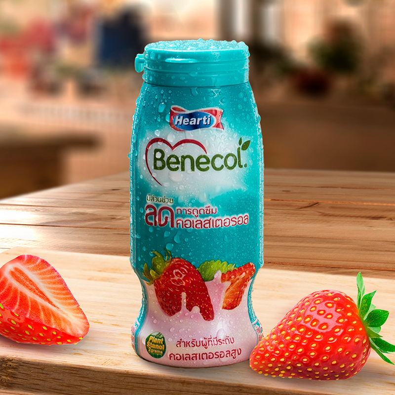 (จัดส่งเฉพาะกรุงเทพฯ) Hearti Benecol แบบขวดแช่เย็น สดชื่น อร่อย ส่งตรงถึงบ้าน - benecol_official ...