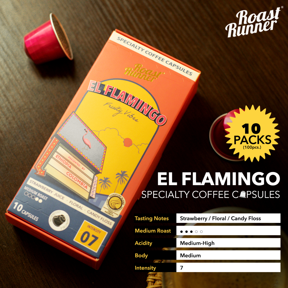(10 กล่อง)กาแฟแคปซูล El Flamingo Specialty Coffee Capsules (Nespresso ...