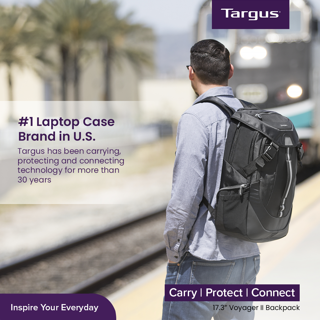 กระเป๋าเป้ใส่โน๊ตบุ๊คสำหรับขนาด 17.3 นิ้ว Targus Voyager II Backpack ...