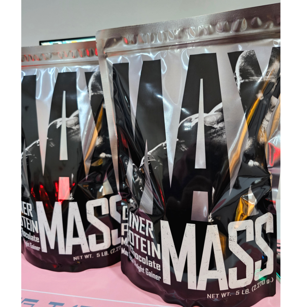 Max MASS Gainer ( สูตรเพิ่มกล้ามเนื้อ (Bulk) เซ็ต 2 ถุง ) - thasirihero ...