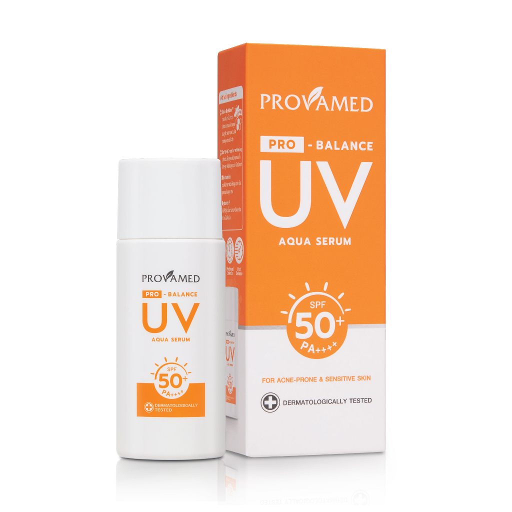 PROVAMED PRO-BALANCE UV AQUA SERUM SPF50 PA (40 ML) - provamed_officialshop - ThaiPick