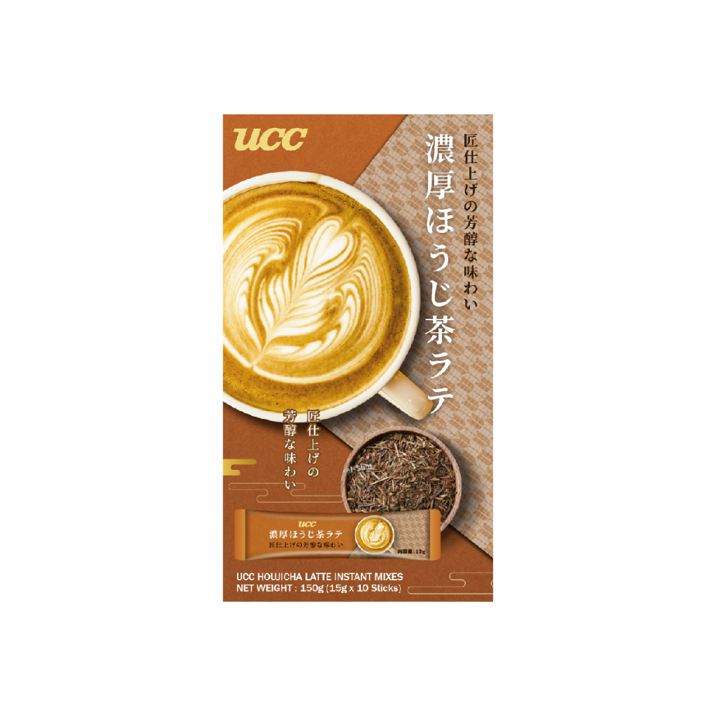 ยูซีซี-โฮจิฉะ ลาเต้ (ชาปรุงสำเร็จชนิดผง) 15 กรัม x 10 UCC Instant Hojicha Latte (15g x 10 ...