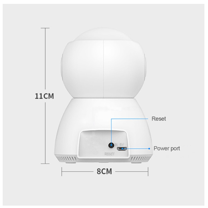 DEYES กล้องรักษาความปลอดภัยบ้าน CCTV 360 SE 2K v380 Q118S PTZ Pro WI-FI ...