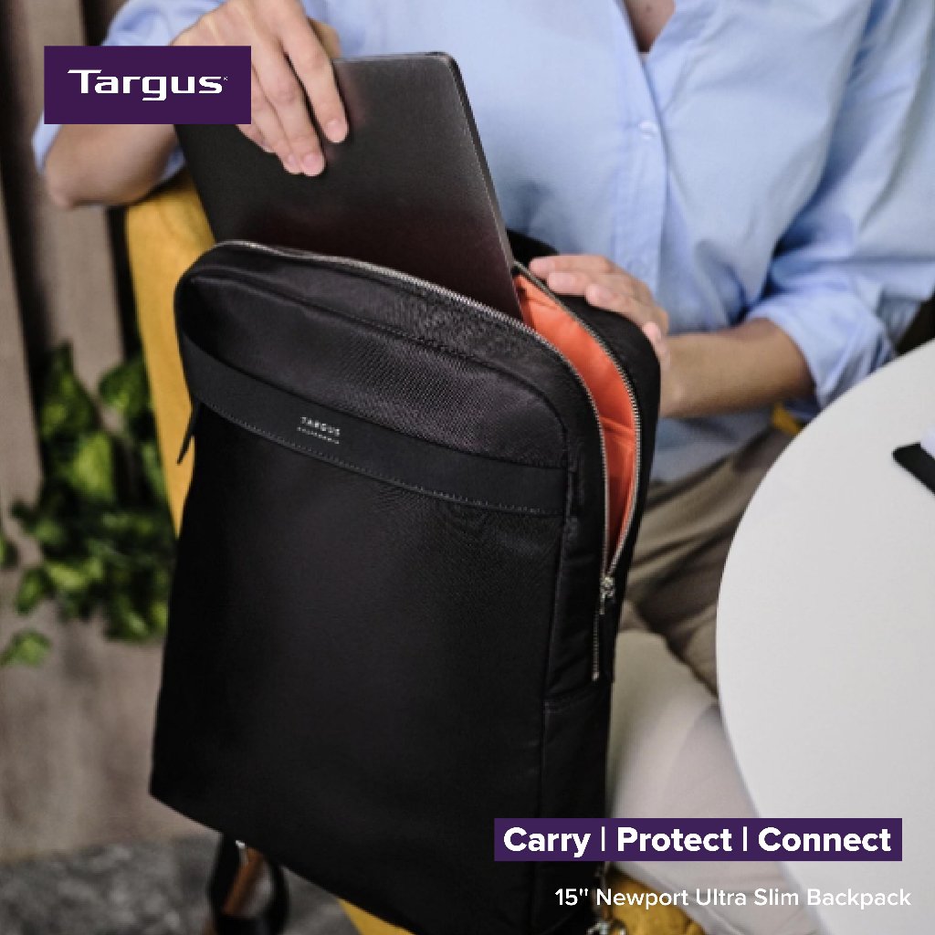 กระเป๋าเป้ใส่โน๊ตบุ๊คสำหรับขนาด 15 นิ้ว Targus Newport Ultra Slim Backpack - targus ...