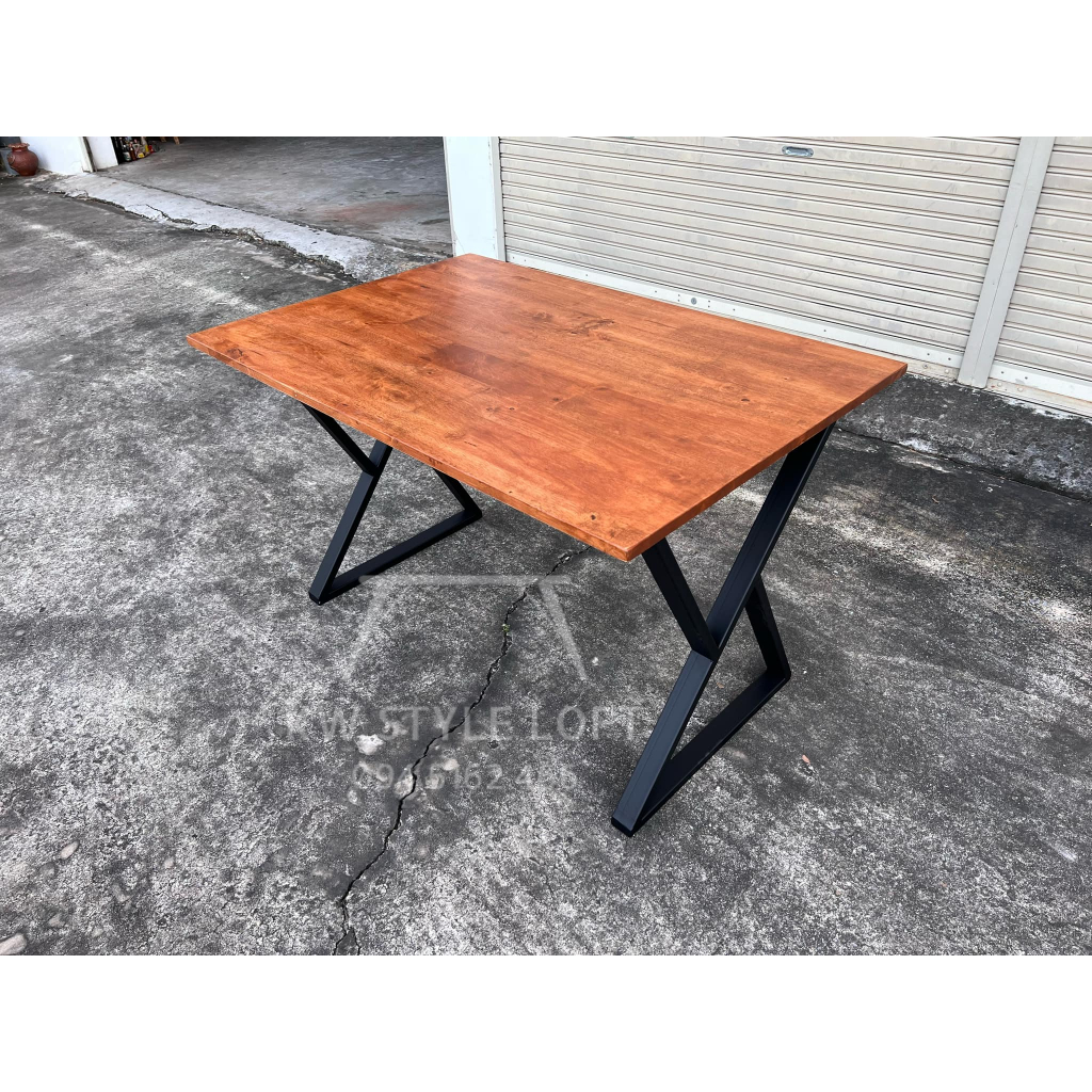 โต๊ะทำงานไม้จริงขาเหล็กสไตล์ Loft ถูกที่สุด พร้อมโปรโมชั่น ธ.ค. 2025 ...