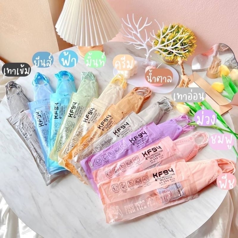 แมสเกาหลี KF94 KN95 หน้ากากอนามัย 3D แมสKF94 พร้อมส่งไม่สามารถระบุเว้า ...