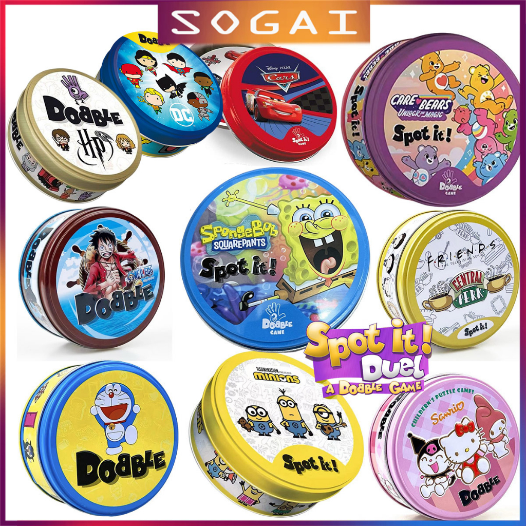 การลดราคาล้างสต็อค spot it เกมจับคู่ภาพ Dobble Card Game Potteเกมไพ่ ...