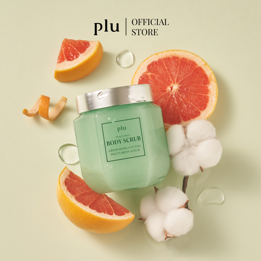 PLU PERFUMED BODY SCRUB 500G.(สครับผิวกาย ช่วยผลัดเซลล์ผิว ให้ผิวนุ่ม ...