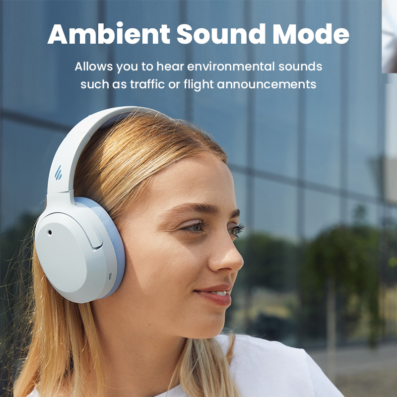 Edifier W820NB หูฟังตัดเสียงรบกวน หูฟังคาดหัว หูฟังไร้สาย หูฟังไร้สาย FULL-SIZE รองรับ LDAC ...