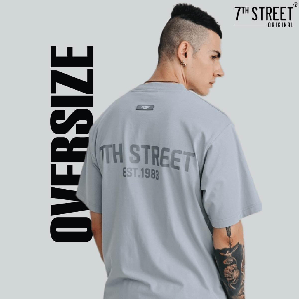 7th Street เสื้อยืดแบบโอเวอไซส์ (Oversize) รุ่น OD-SKM002 - 7th_street ...