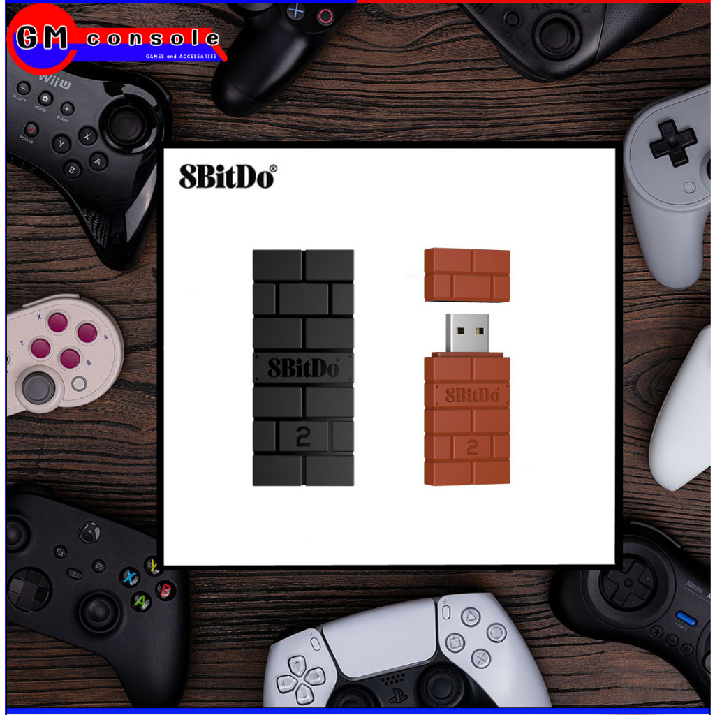 8BitDo v2 2023 Bluetooth Adapter ตัวรับสัญญาณไร้สาย for PS5 PS4 Xbox ...