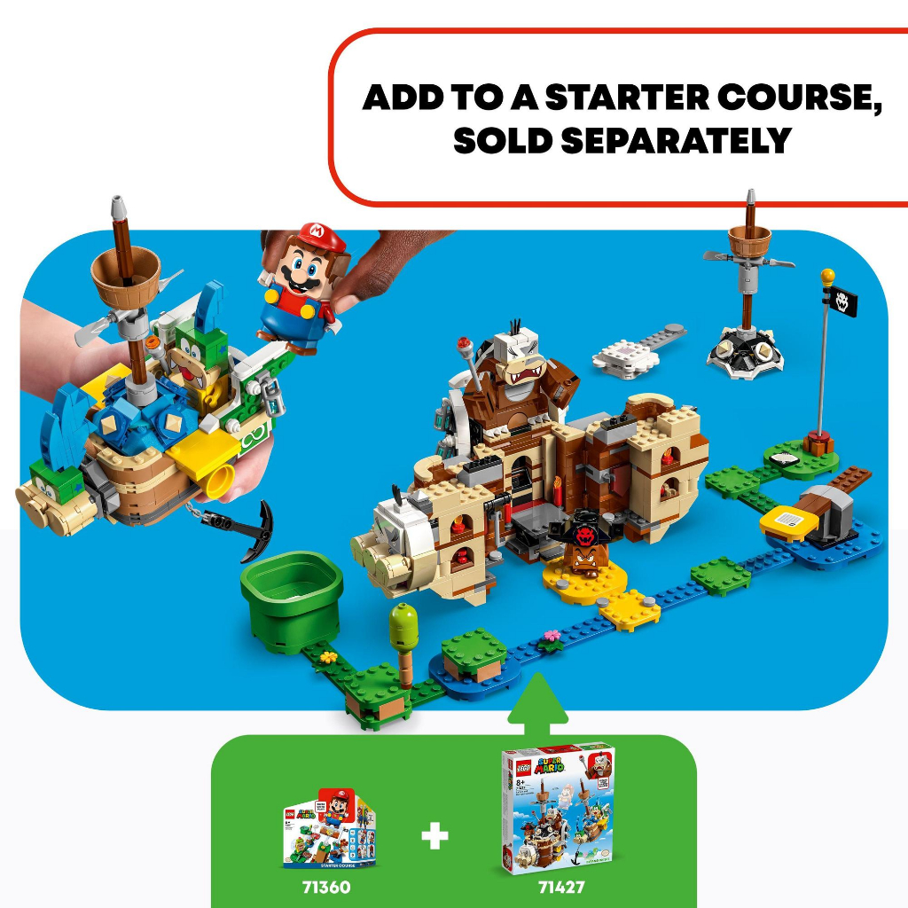 Exclusive SHP LEGO Super Mario 71427 Larrys and Mortons Airships ...