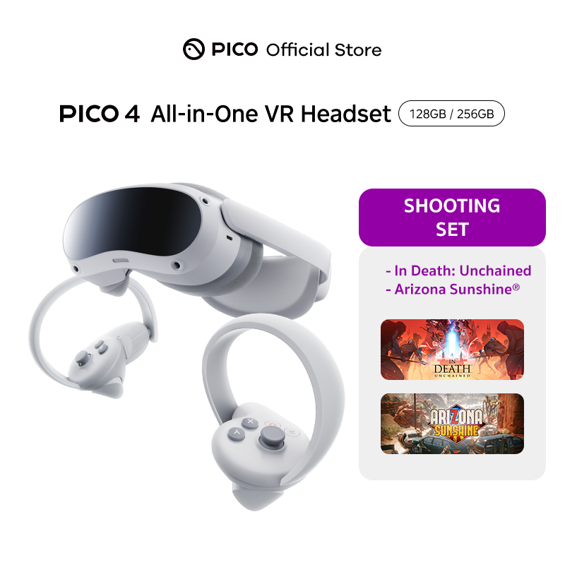 SHOOTING SET PICO 4 All-in-One VR Headset (128GB256GB) Starter Pack Shooting game - pico ...