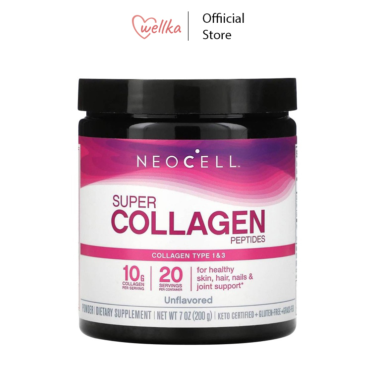 Neocell Super Collagen Powder Type 1 3 ปริมาณ 200 g - wellka - ThaiPick
