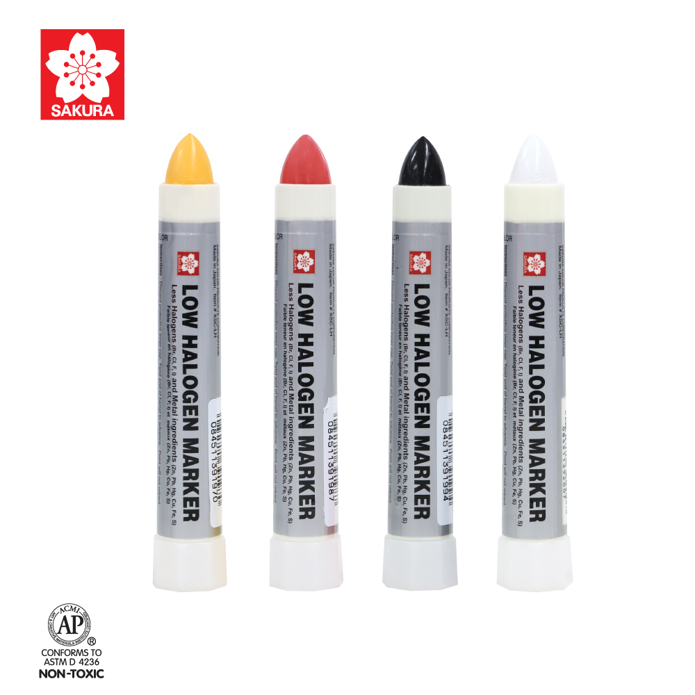 SAKURA (ซากุระ) ปากกาโซลิด มาร์คเกอร์ โลว์ฮาโลเจน (LOW HALOGEN SOLID ...
