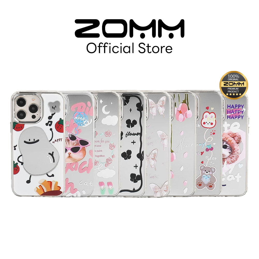 ZOMM Case เคสTPU เคสกระจก เคสไอโฟน เคสลายแฟชั่น สำหรับIP 111414Promax ...