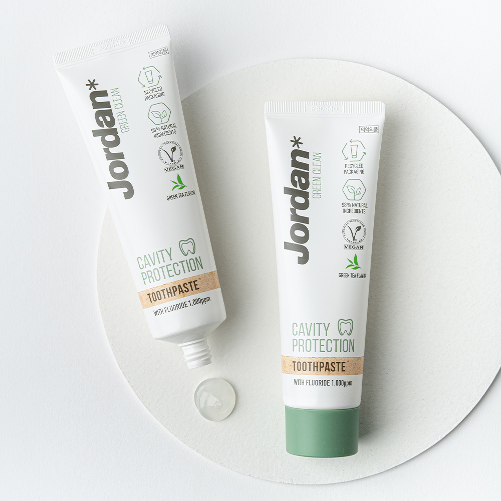 Jordan Adult toothpaste Green Clean จอร์แดน ยาสีฟันผู้ใหญ่ รุ่นกรีนคลีน ...