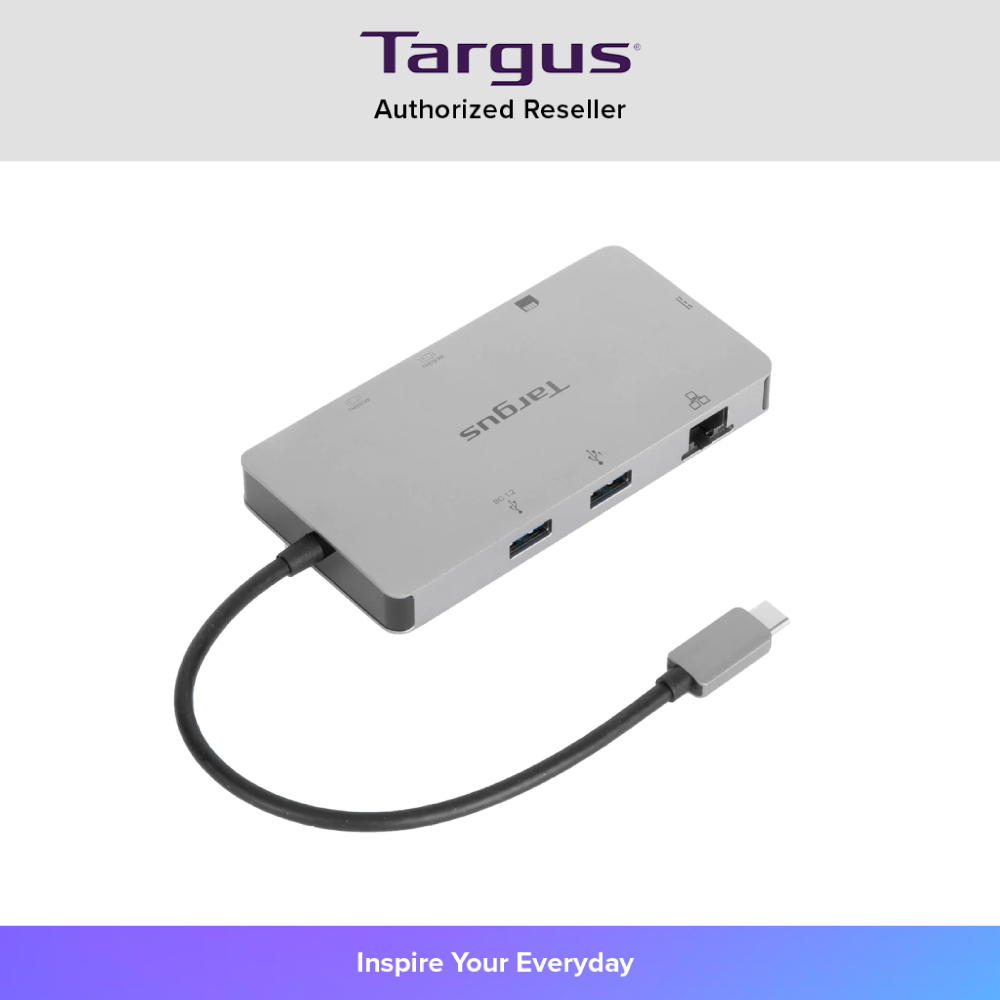 Targus USB-C Dual HDMI 4K Docking Station with 100W PD Pass-Thru ...