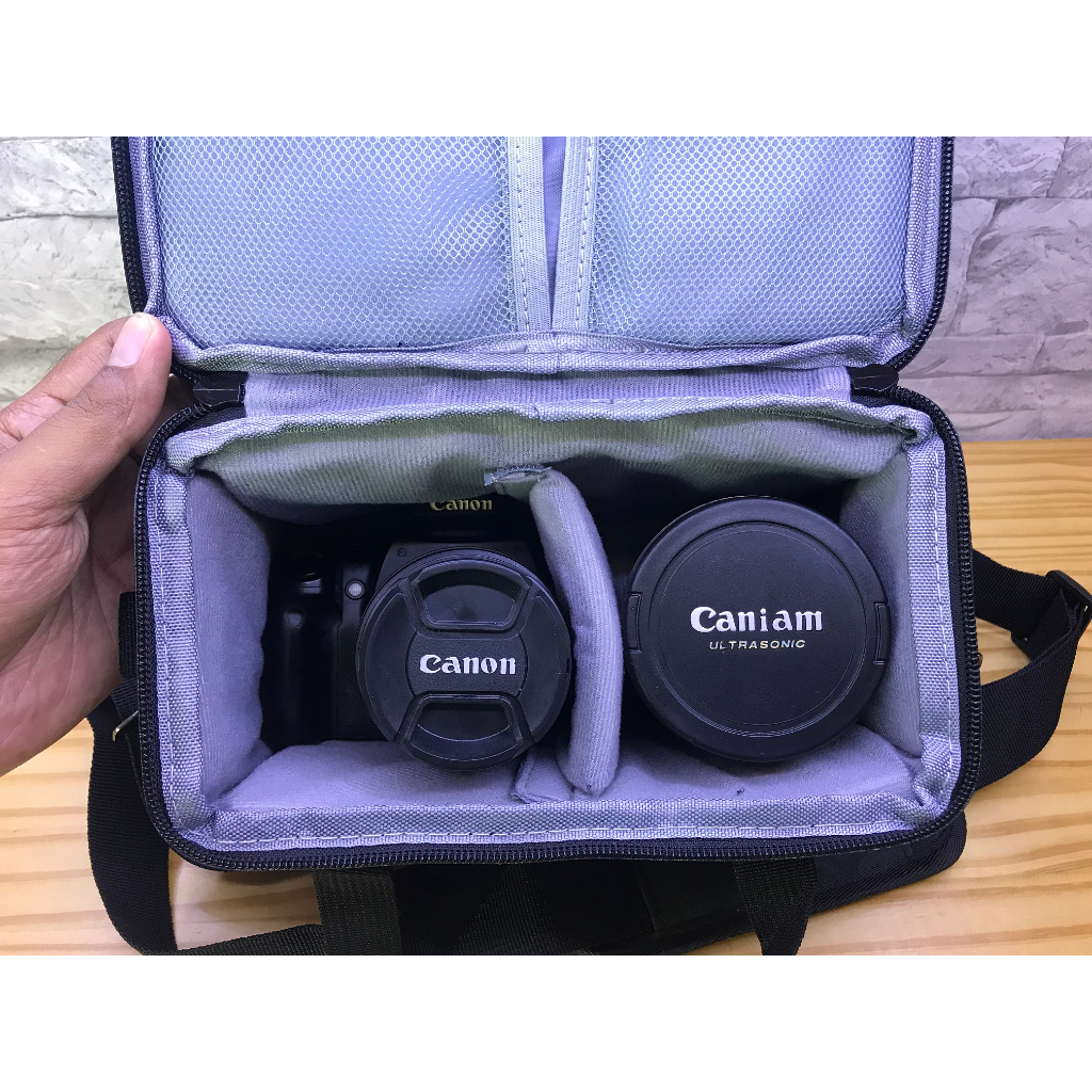 กระเป๋ากล้อง Canon M50 M50II M100 M200 R RP 200D 200DII 1000D 1100D 1300D 1500D 3000D 4000D 77D ...