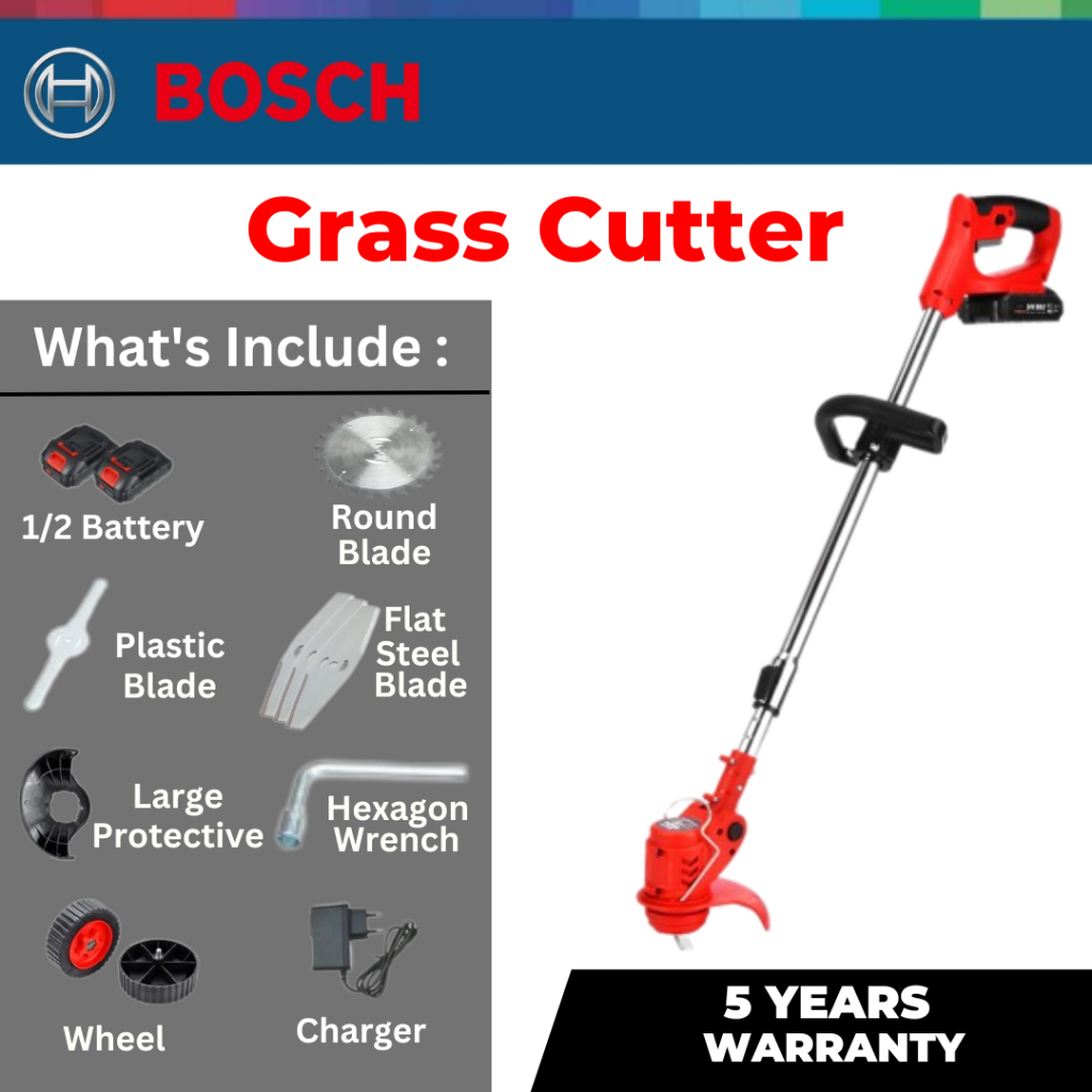 BOSCH 1800W Powerful Electric Grass Trimmer Grass Cutter Machine ...