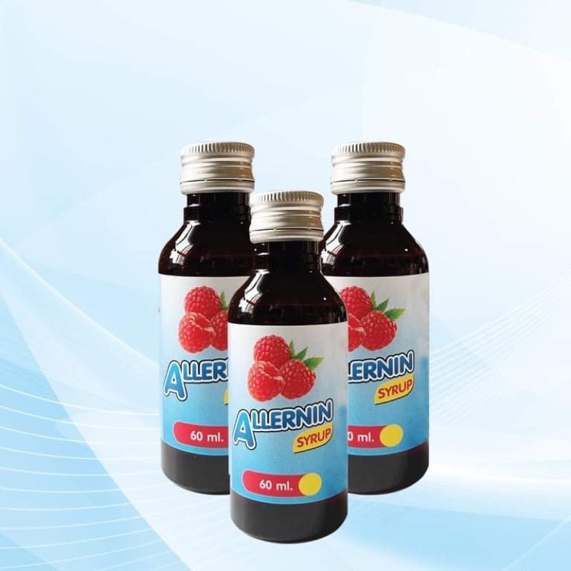 ALLERNIN SYRUP ของแท้ น้ำหวานเข้มข้นกลิ่นราสเบอร์รี่ - charhub - ThaiPick