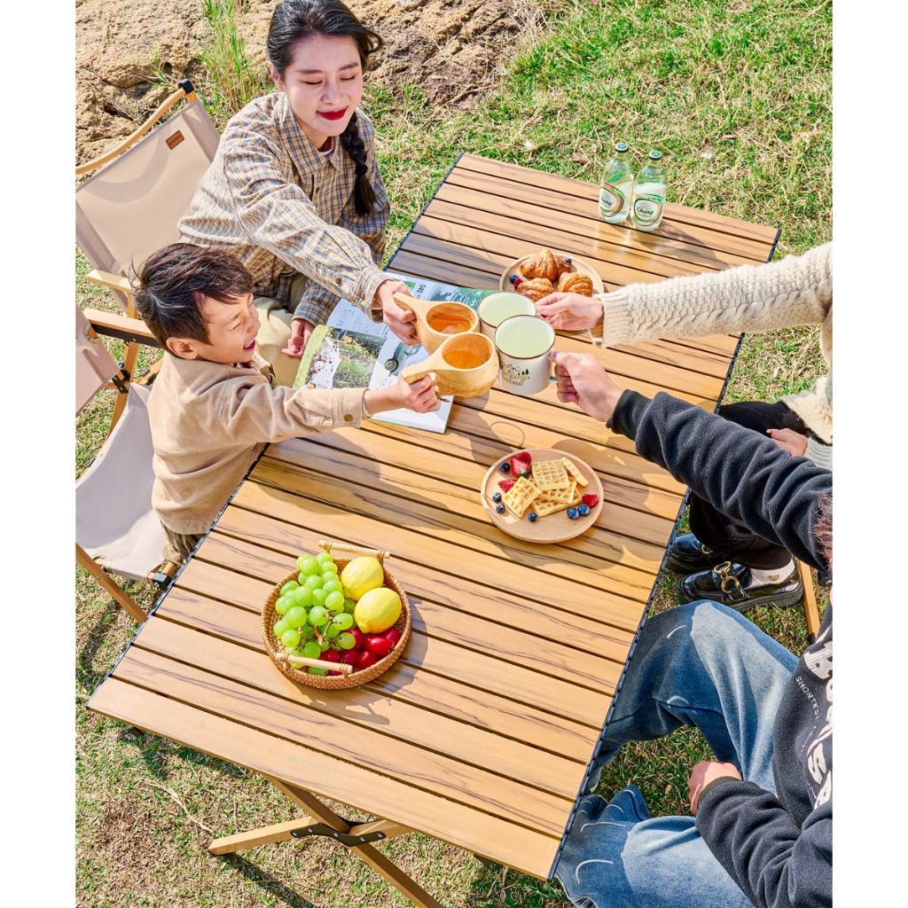WTHB โต๊ะพับได้ โต๊ะแคมป์ปิ้ง อลูมิเนียม แบบพกพา Camping กลางแจ้ง ในร่ม ...