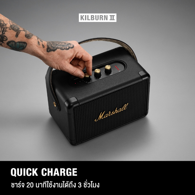 killburn II ลำโพงบลูทูธ ลำโพงบลูทูธพกพา สีดำ - access29 - ThaiPick