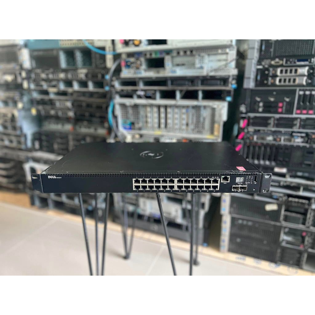 Switch dell n2024 24 port Gigabit SFP 10g สวิทเดลมือสองพร้อมใช้งาน ...