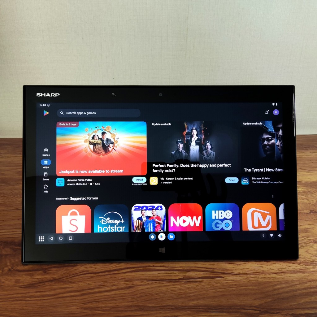 Sharp RW-16G1 Tablet PC (มือสอง) Android 13 + Windows 11 - Hii.One ...