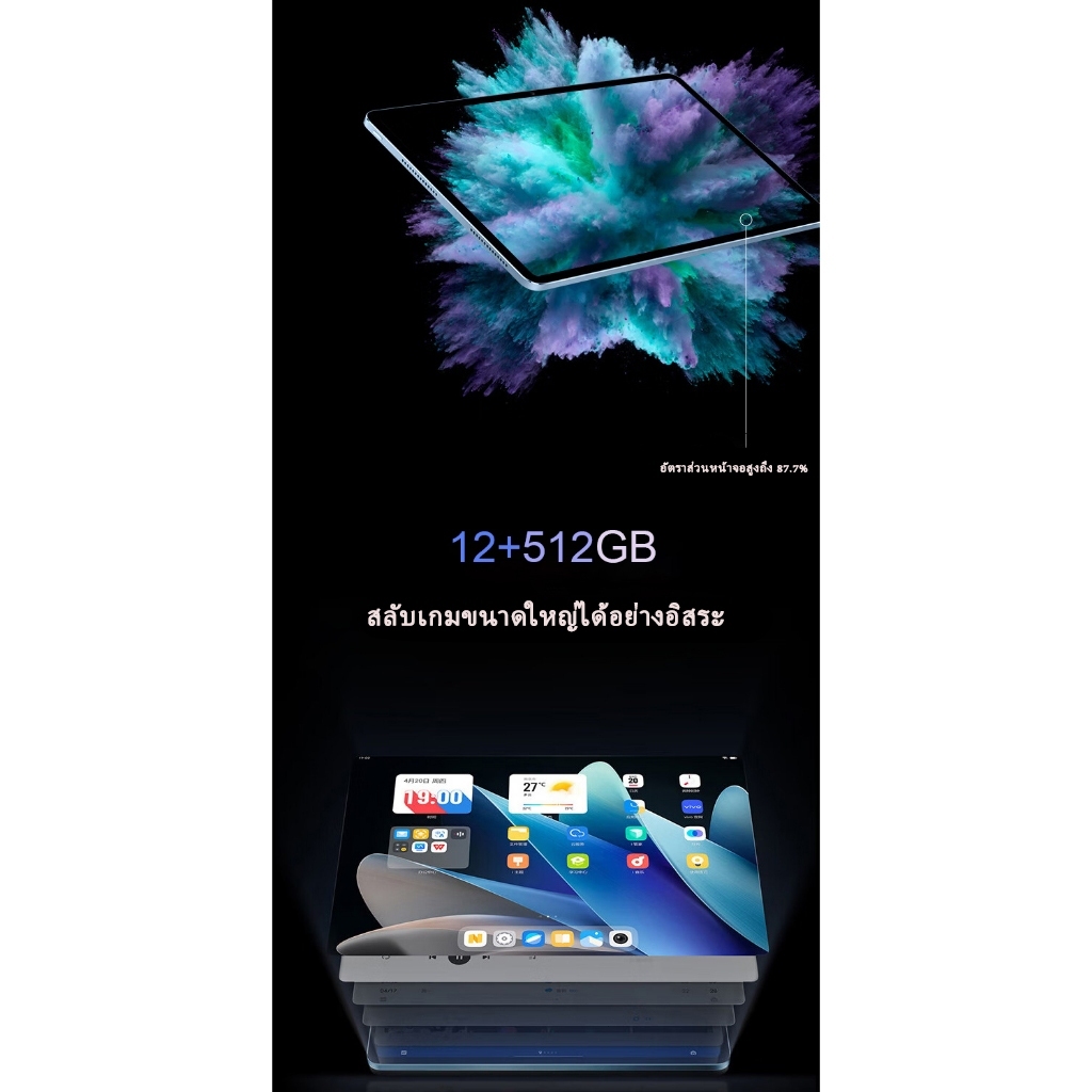 samsung แท็บเล็ต M18 5G รุ่นใหม่ แทปเลต แท็บเล็ตสำหรับธุรกิจ 512GB หน้า ...