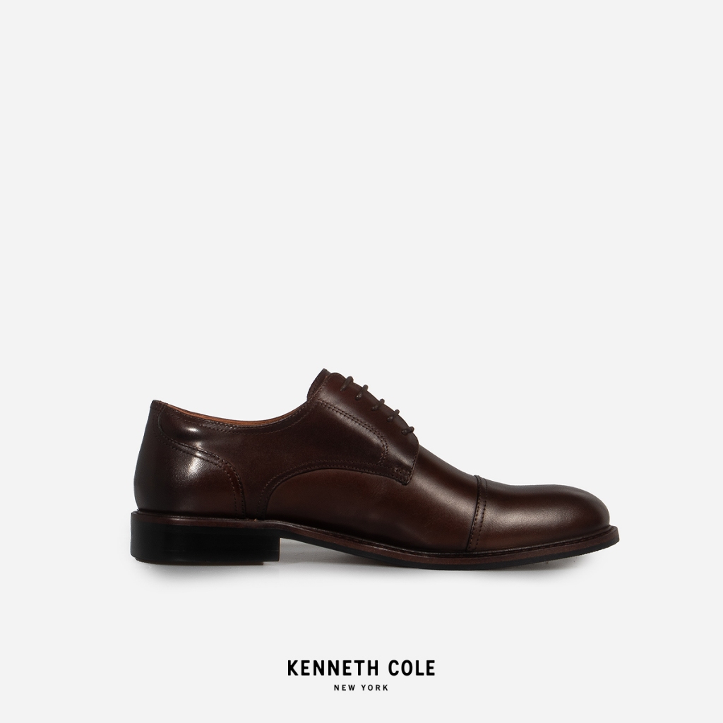KENNETH COLE รองเท้าทางการผู้ชายรุ่น PATTISON LACE UP BROWN สีน้ำตาล ...