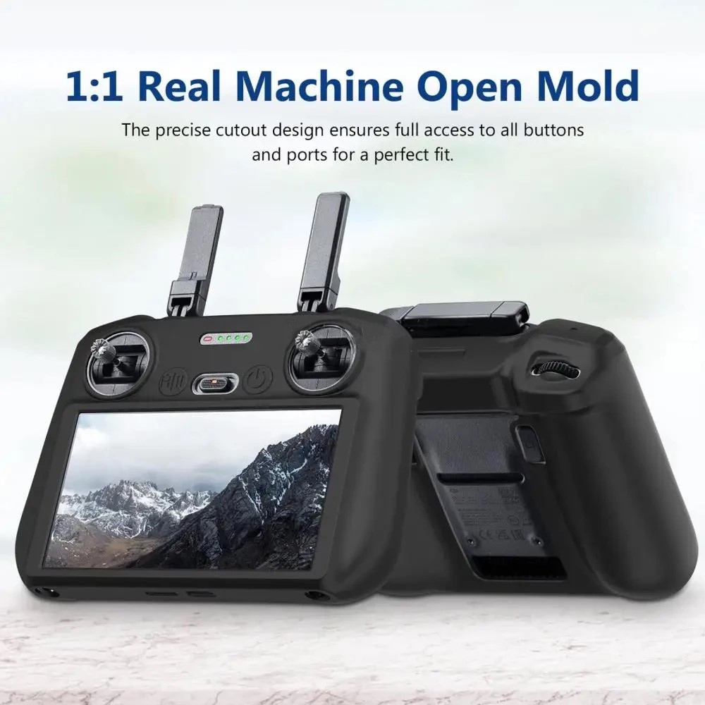 ฟิล์มป้องกันรอย เคสซิลิคอน ฝาครอบหน้าจอ สำหรับ DJI RC/RC2 Mini 3/4 Pro ...