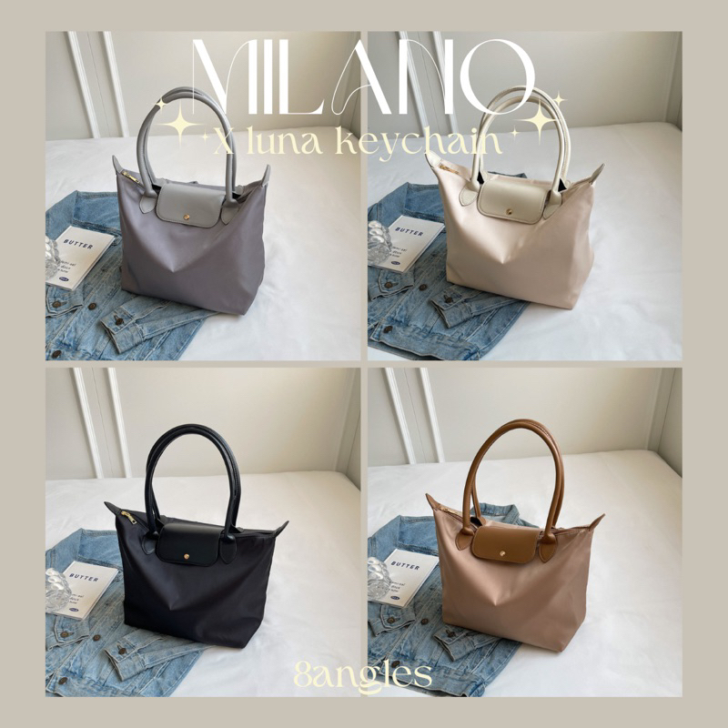 C075 กระเป๋ารุ่น Milano แถมพวงกุญแกกระต่าย luna พร้อมส่ง by 8anglesshop - 8angles___ - ThaiPick