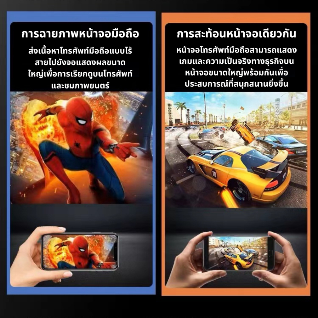 MONOZ โปรเจคเตอร์ Y8 Projector 4k Android 11.0 LCD 1080P 6000 lumens ...