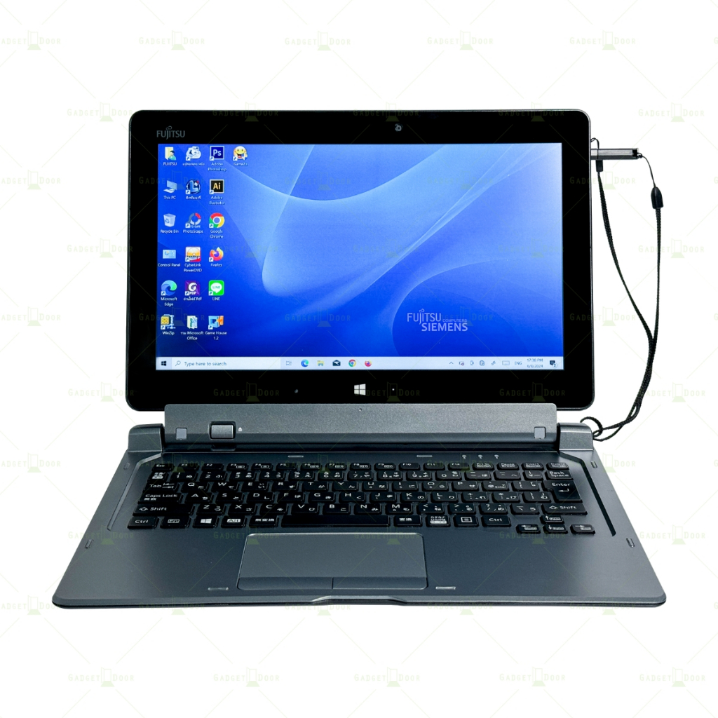Fujitsu ArrowsTab Q616/P CoreM m3-6y30 โน๊ตบุ๊ค แท็บเล็ต ถอดจอได้ พร้อม ...
