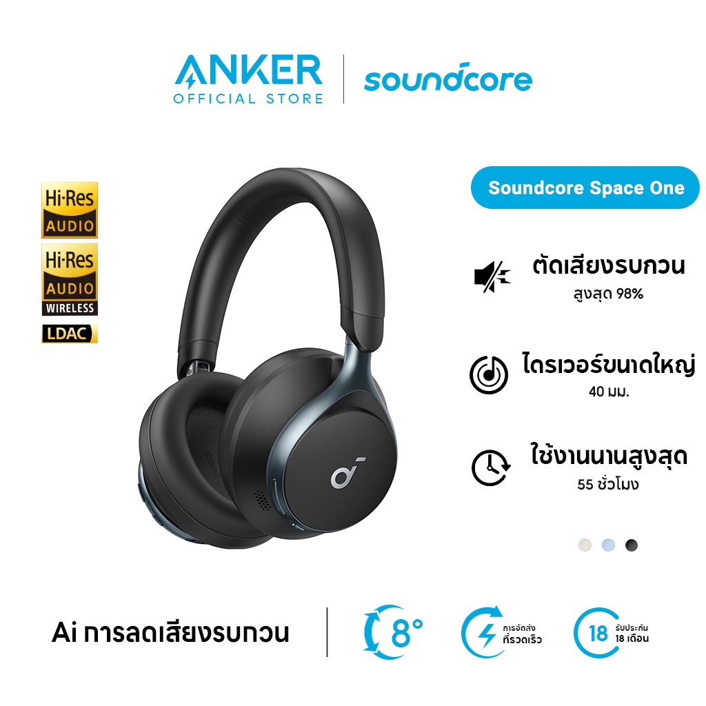 Soundcore by Anker Space One S1 headphone bluetooth หูฟังบลูทูธไร้สาย ...