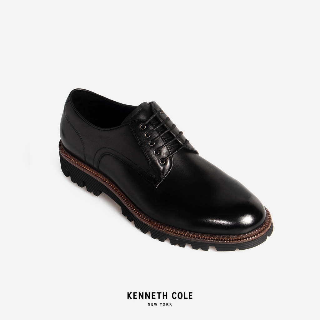 KENNETH COLE รองเท้าทางการผู้ชายรุ่น DANIEL CHUNKY BLACK สีดำ ( DRS ...