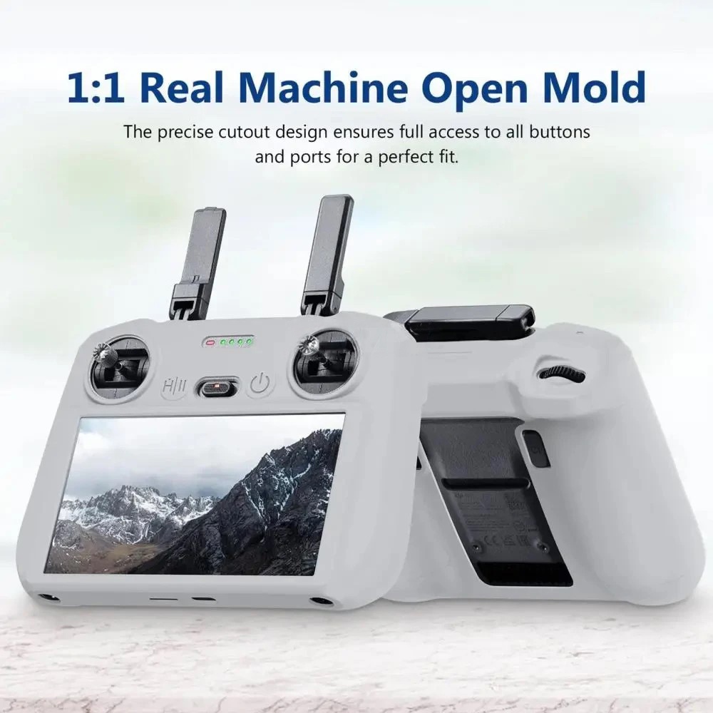 ฟิล์มป้องกันรอย เคสซิลิคอน ฝาครอบหน้าจอ สำหรับ DJI RC/RC2 Mini 3/4 Pro ...